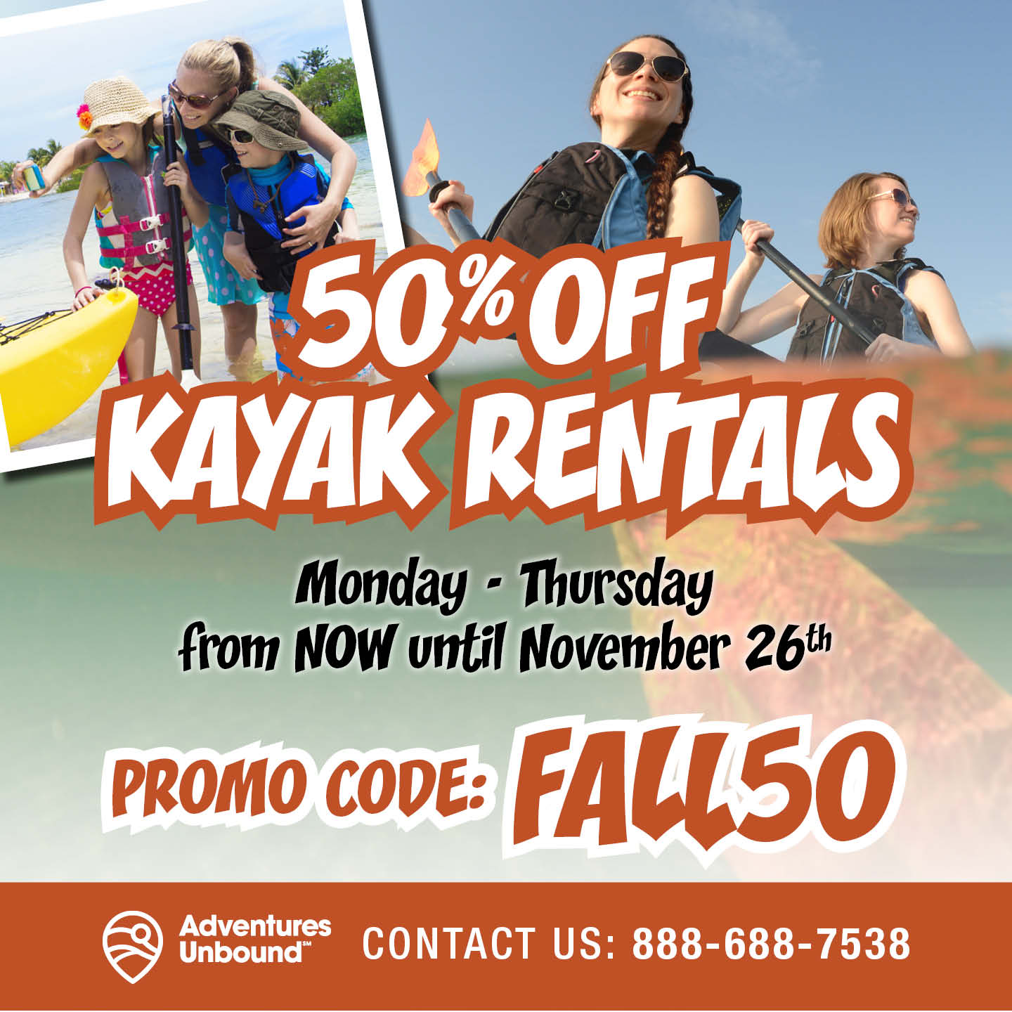 Special Offers | Blue Spring Adventures